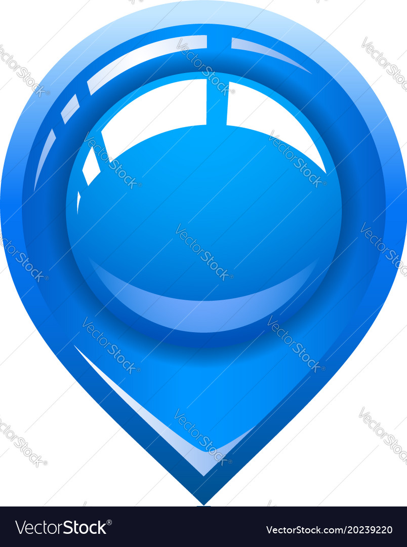 Pointer location for the map Royalty Free Vector Image