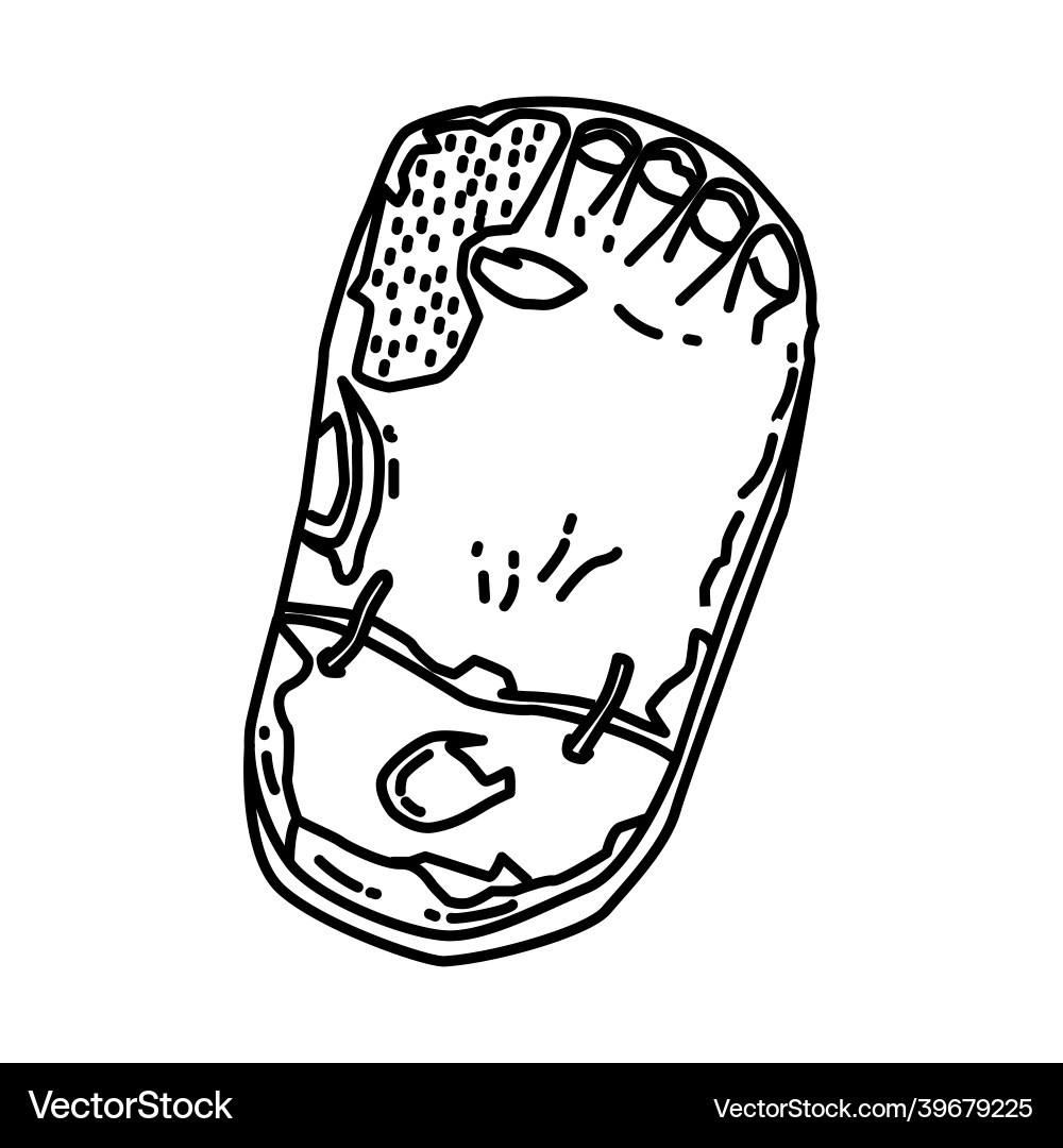 Blessed footprints of prophet muhammad icon Vector Image