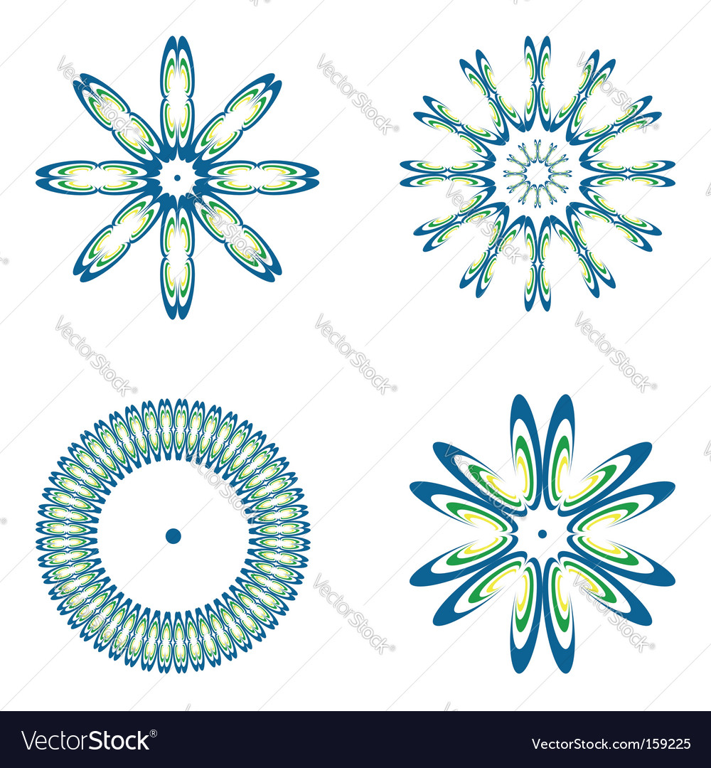 Decorative design elements Royalty Free Vector Image