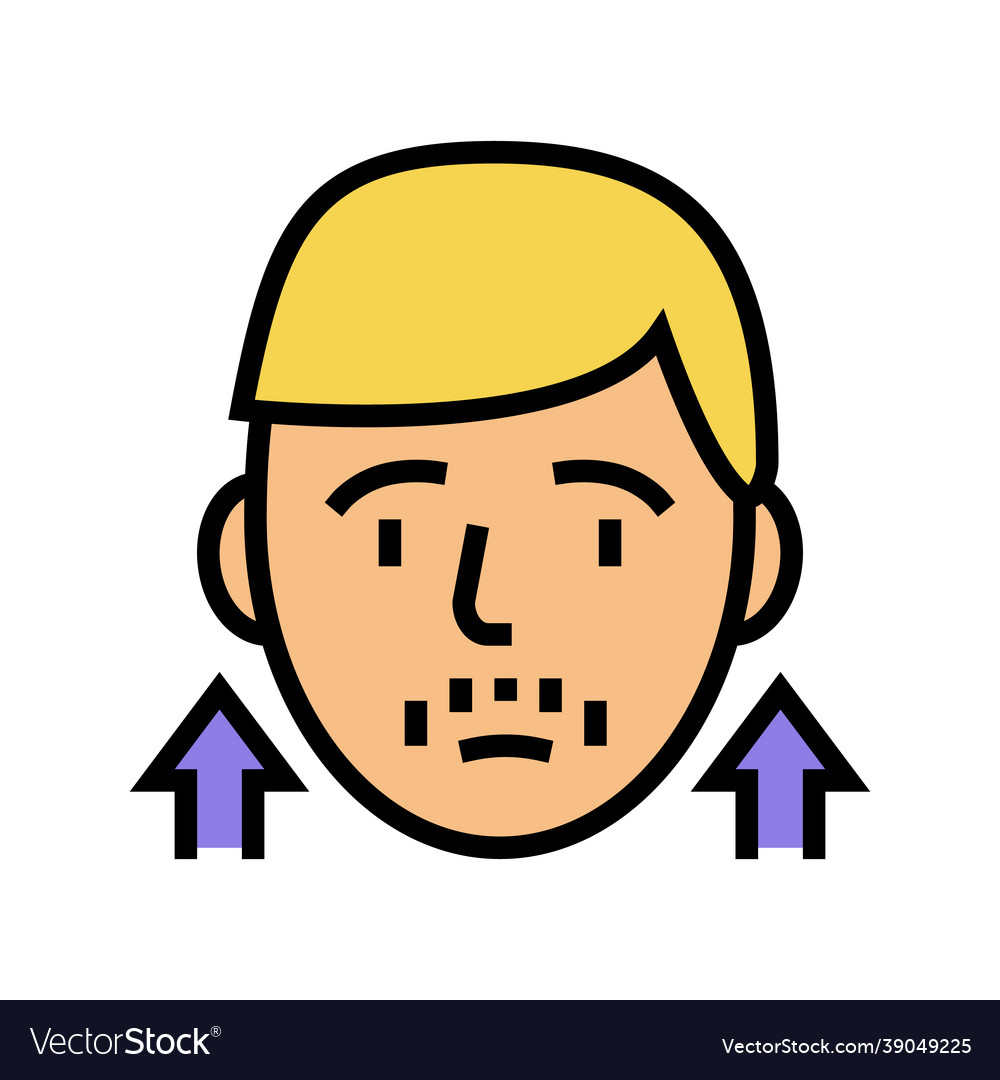 Precocious puberty endocrinology color icon Vector Image Precocious puberty endocrinology color icon Vector Image
