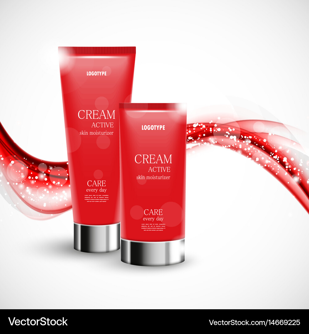 Skin moisturizer cosmetic design template Vector Image