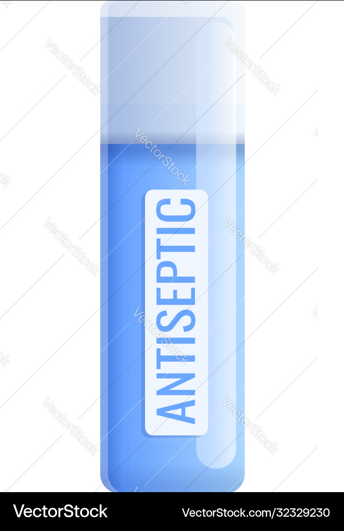 Hand antiseptic icon cartoon style Royalty Free Vector Image