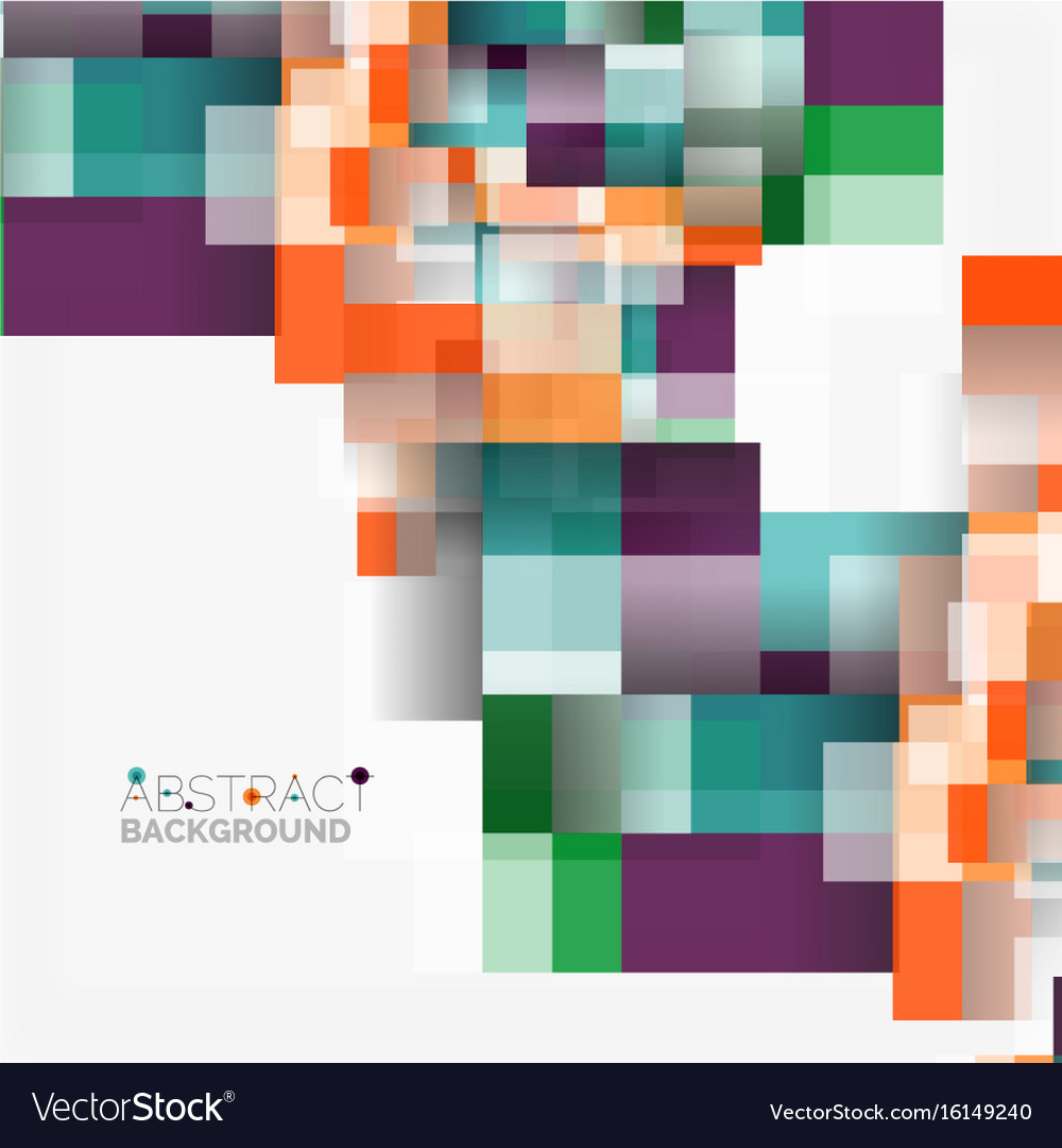 Abstract Blocks Template Design Background Simple Vector Image