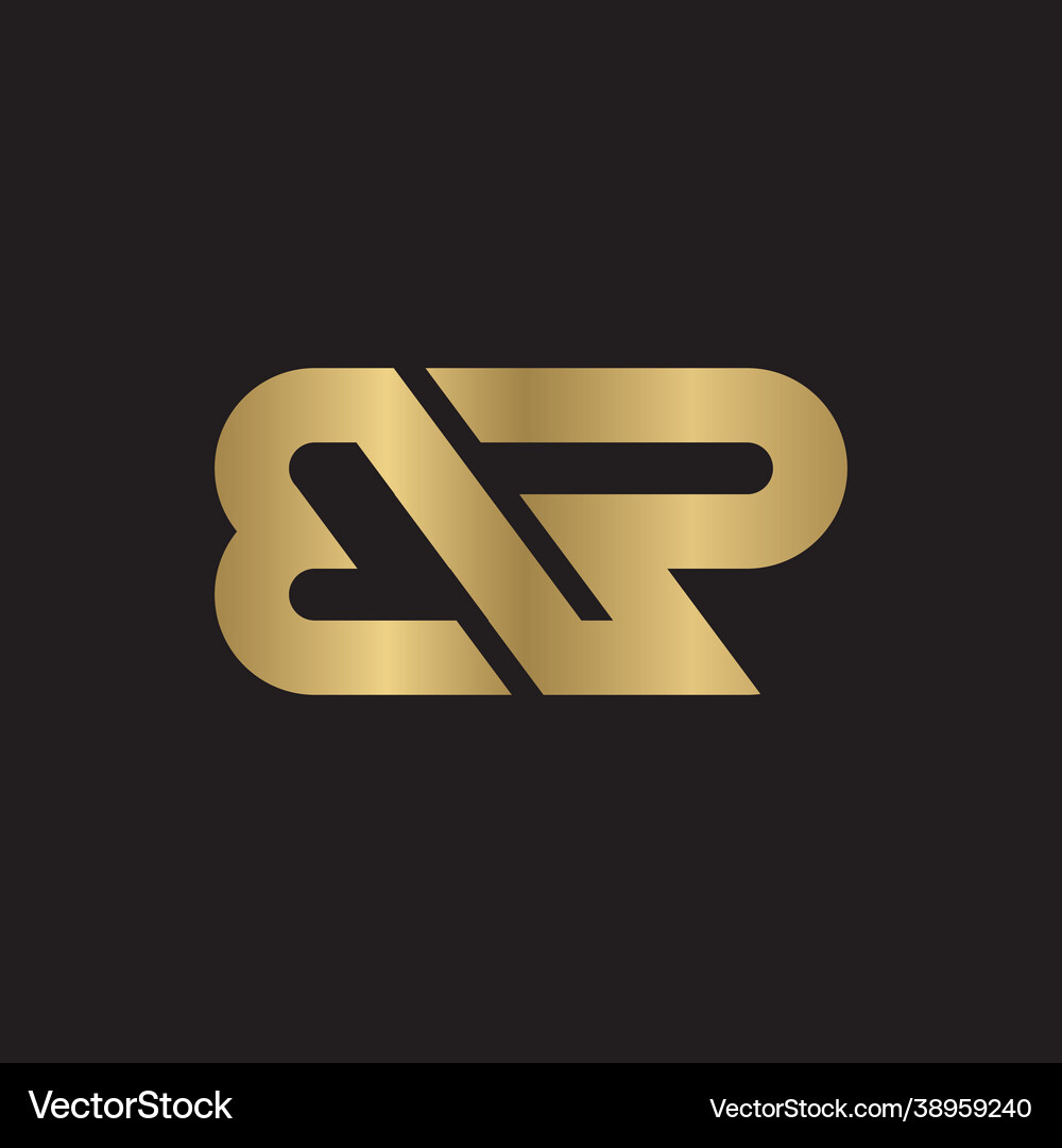 Bp or pb logo and icon design Royalty Free Vector Image