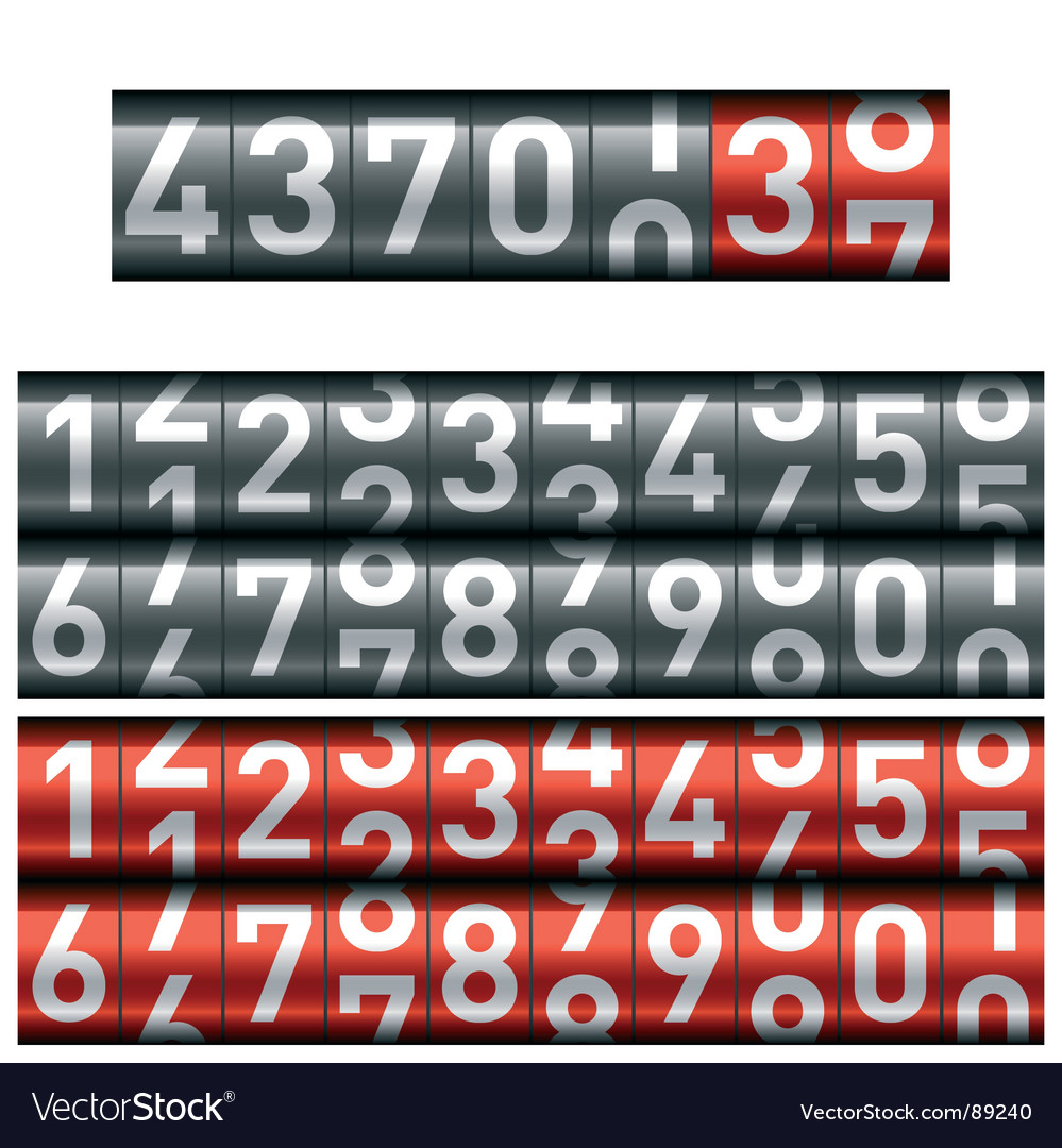 Counter Royalty Free Vector Image - VectorStock