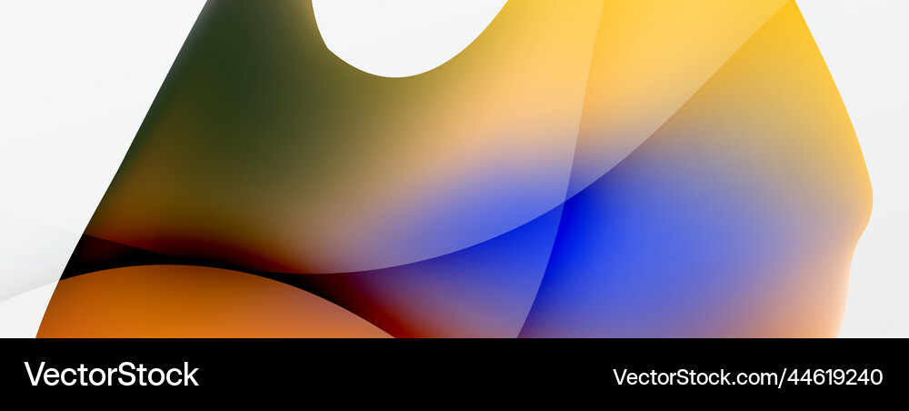 Fluid color abstract background liquid gradients Vector Image