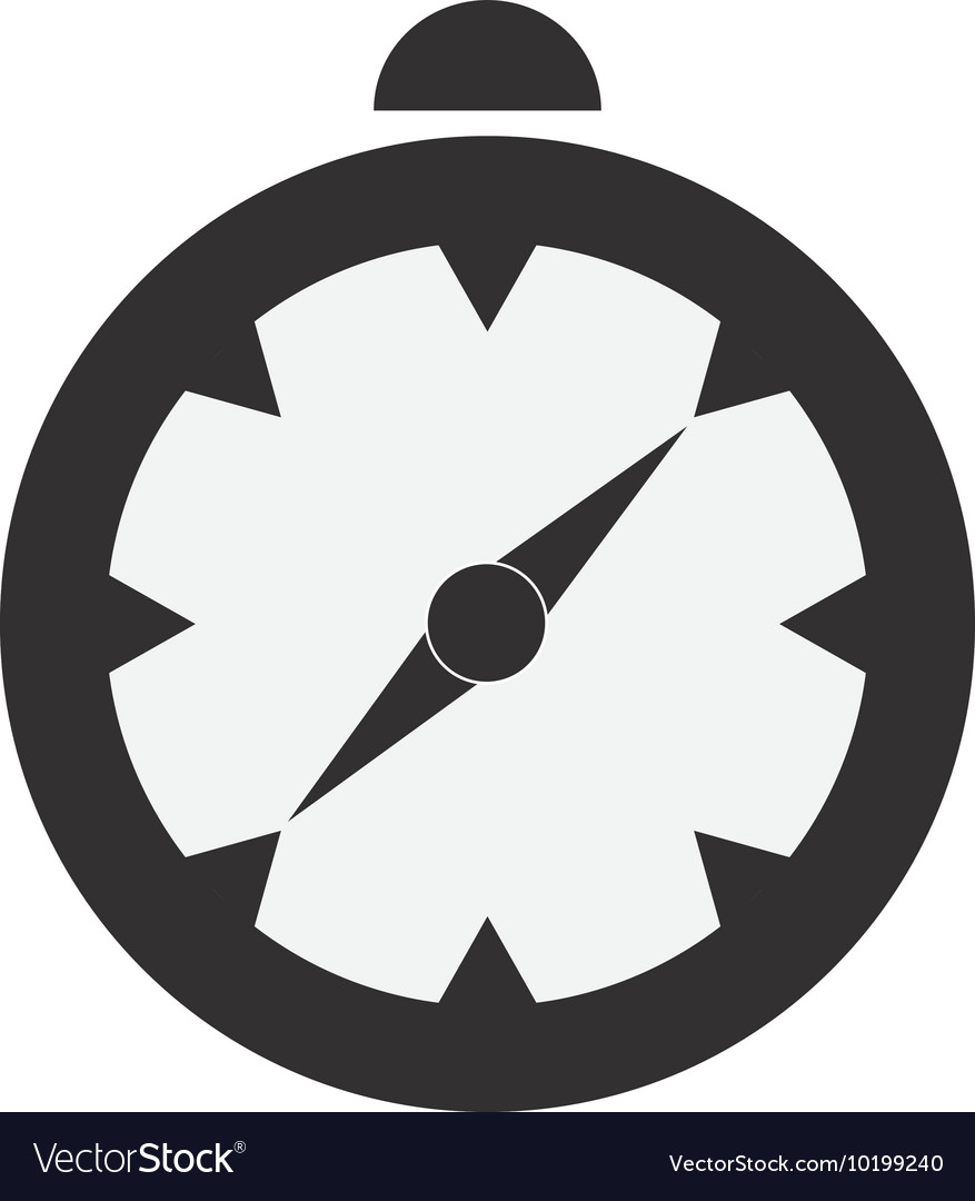 Single compass icon Royalty Free Vector Image - VectorStock