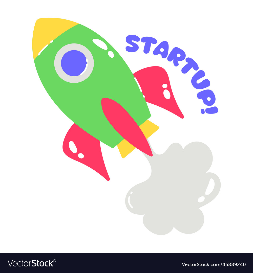 Startup Royalty Free Vector Image - VectorStock