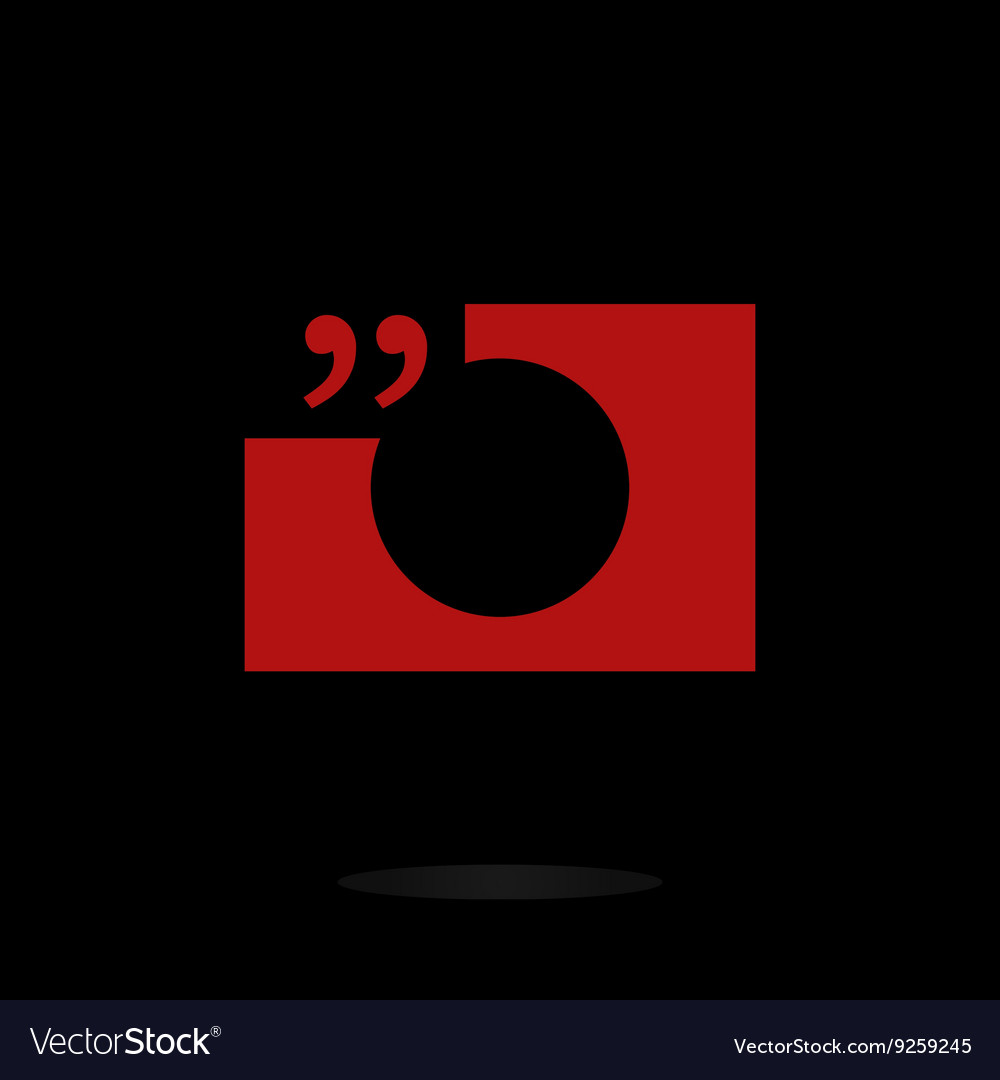 Quote text bubble commas note message Royalty Free Vector