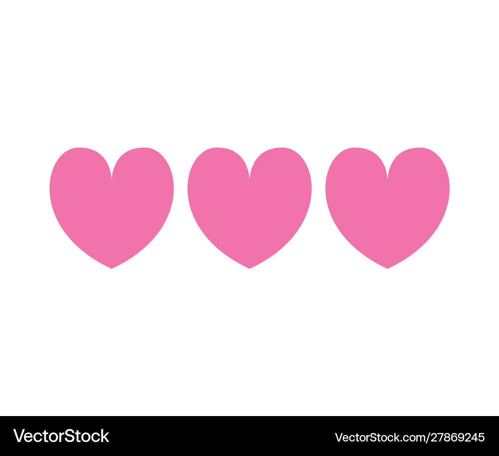 Valentine heart symbol design Royalty Free Vector Image