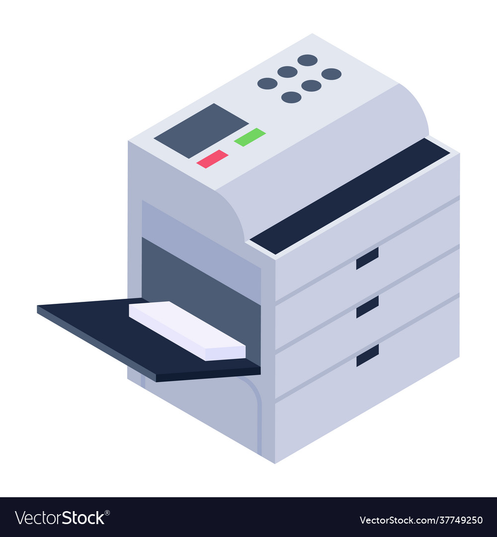 Copying machine Royalty Free Vector Image - VectorStock