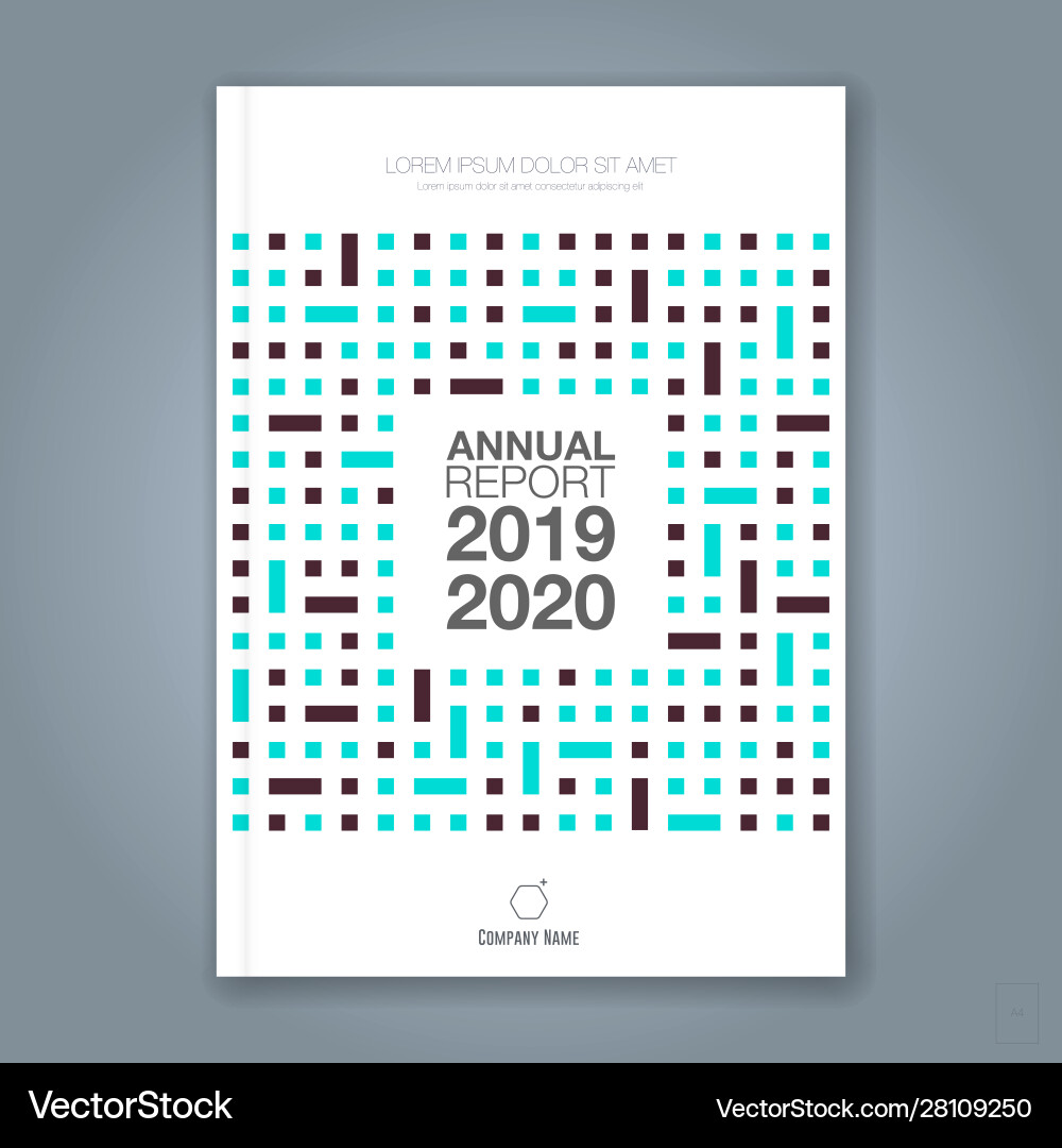 Cover annual report 1244 Royalty Free Vector Image