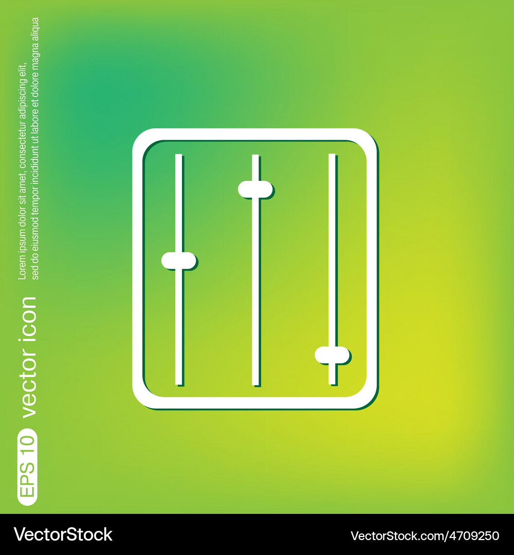 Equalizer Royalty Free Vector Image - VectorStock