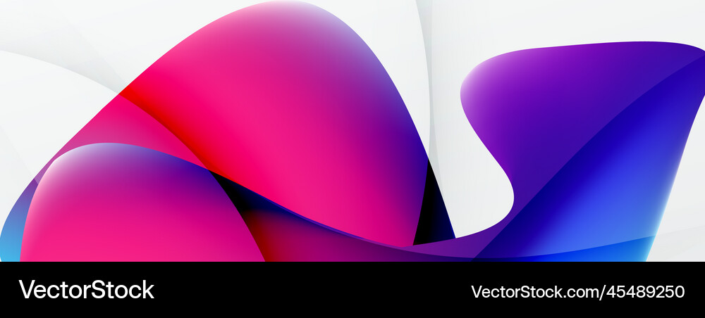 Fluid color abstract background liquid gradients Vector Image