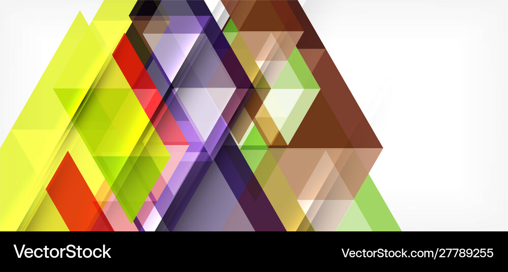 Abstract concept triangle graphic element Vector Image