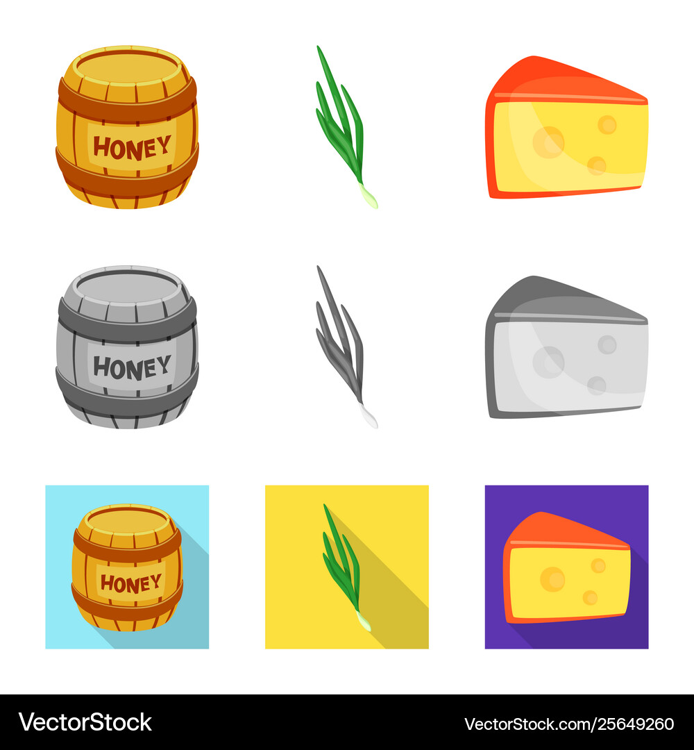 Taste and product symbol Royalty Free Vector Image