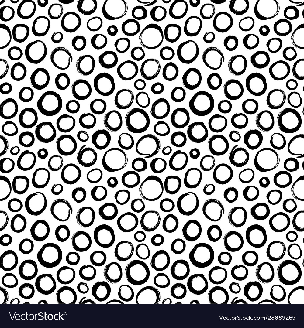 Seamless polka dot pattern Royalty Free Vector Image