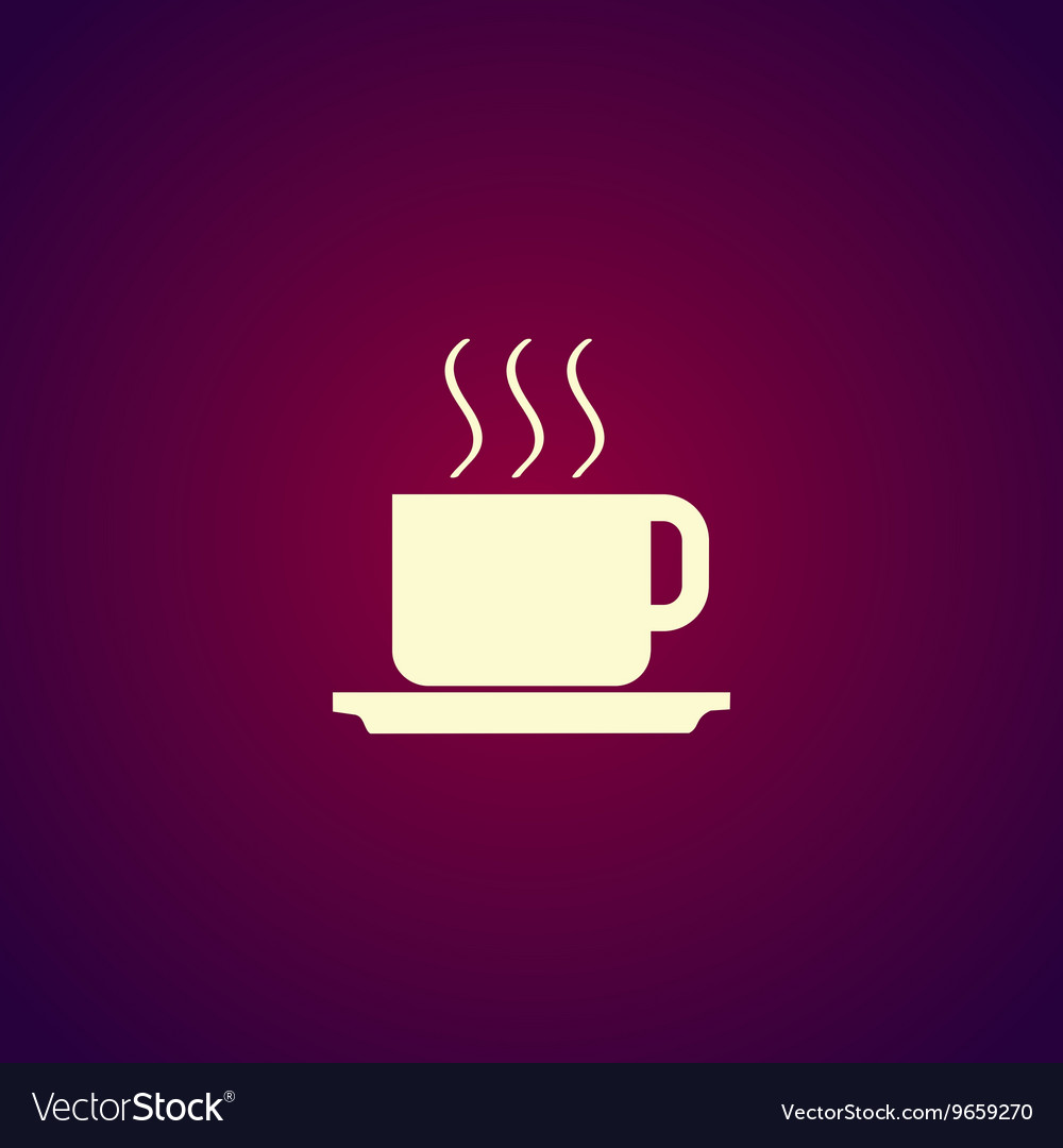 Coffee flat design style Royalty Free Vector Image