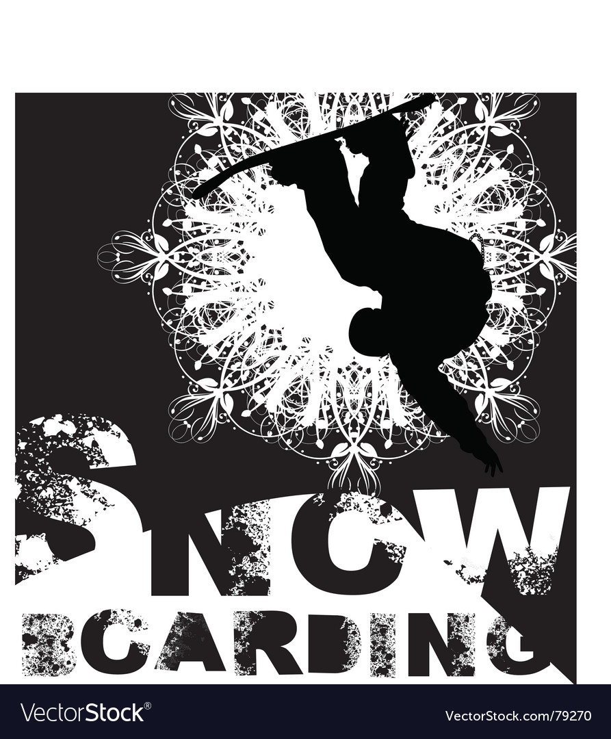 Snowboarding Royalty Free Vector Image - VectorStock
