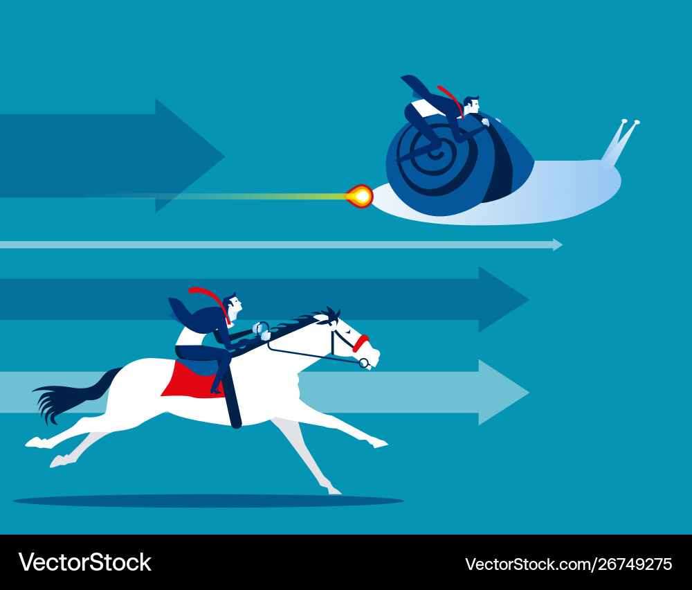 Competition business team and competitive Vector Image