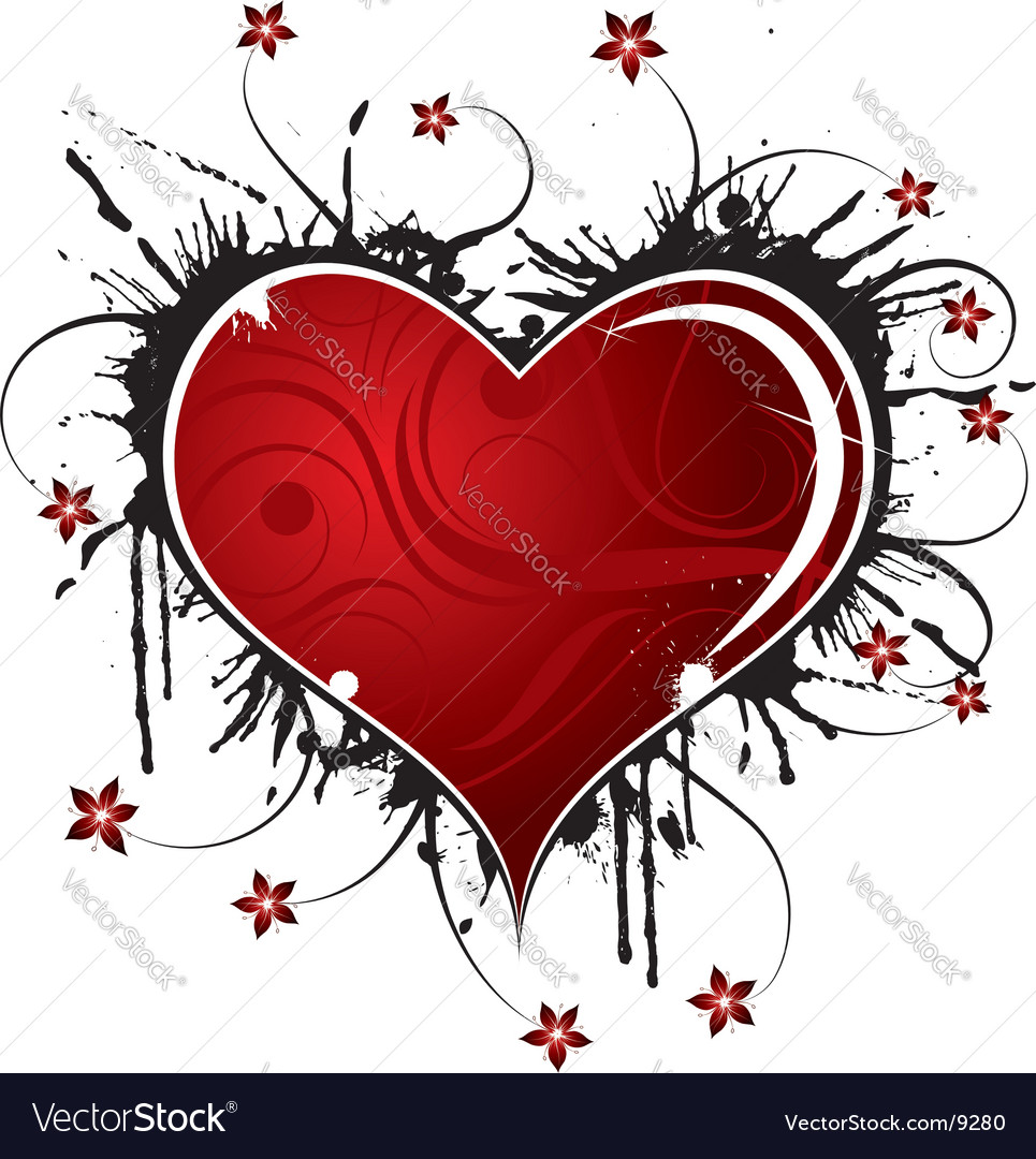 Background heart Royalty Free Vector Image - VectorStock
