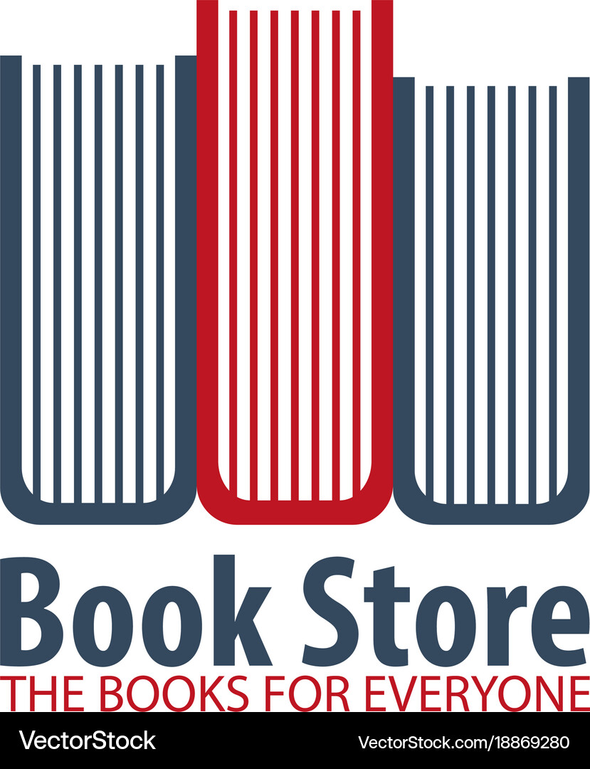 Book store logo education and emblem Royalty Free Vector