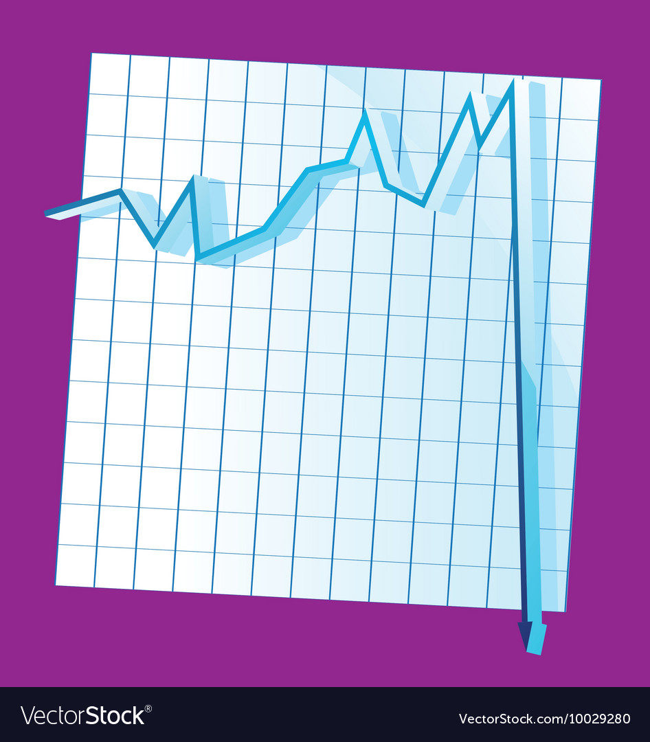 Business graph Royalty Free Vector Image - VectorStock