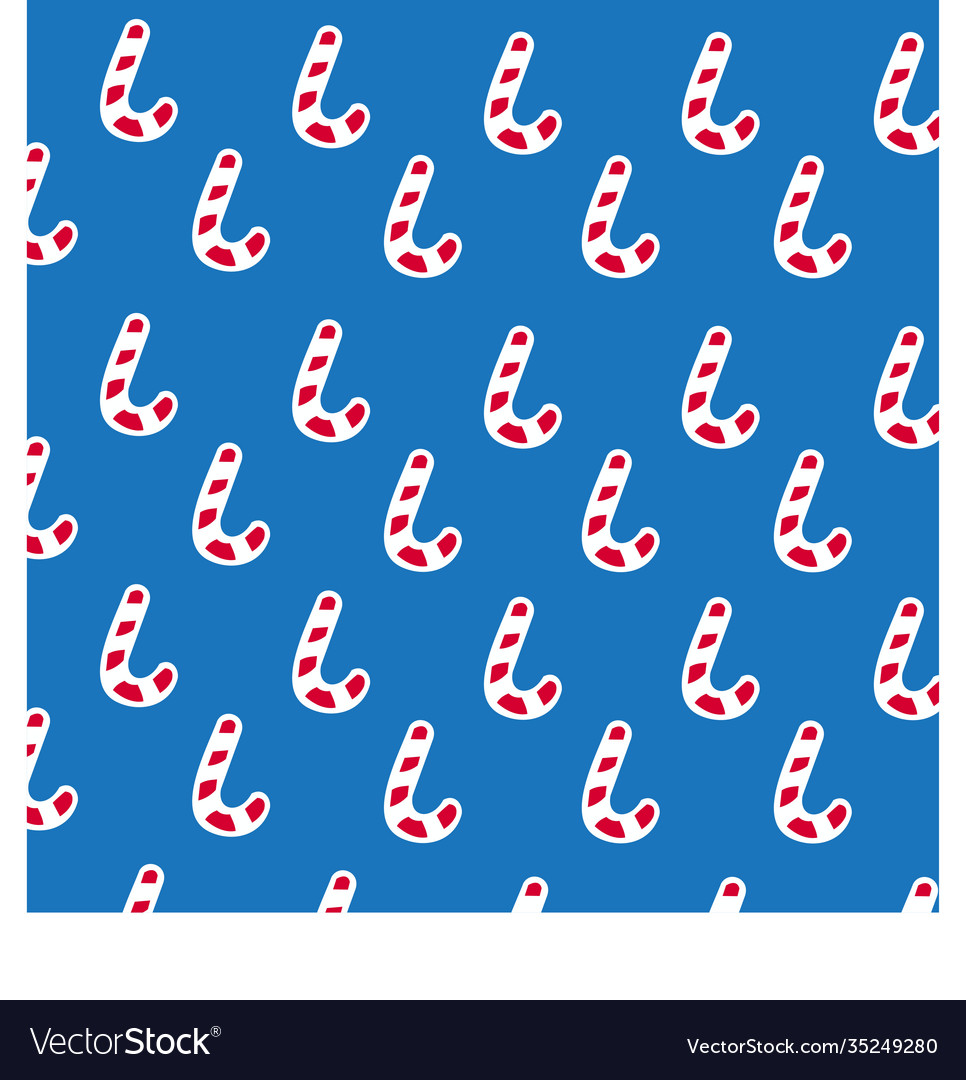 Candy cane pattern Royalty Free Vector Image - VectorStock