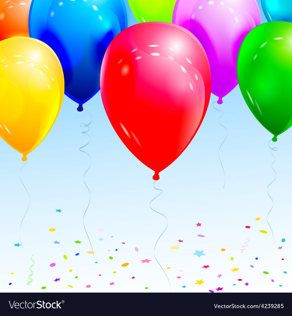 Balloons Royalty Free Vector Image - VectorStock