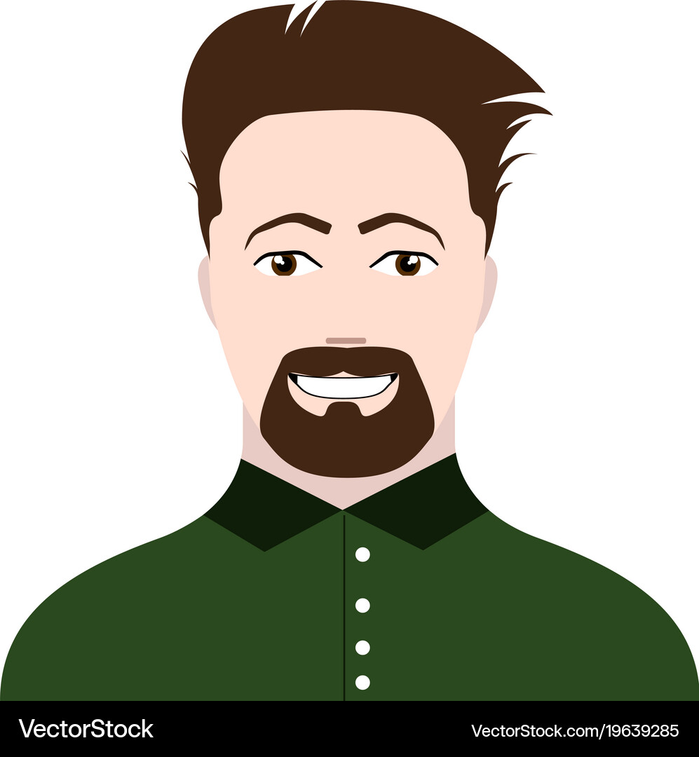 Hipster avatar image Royalty Free Vector Image