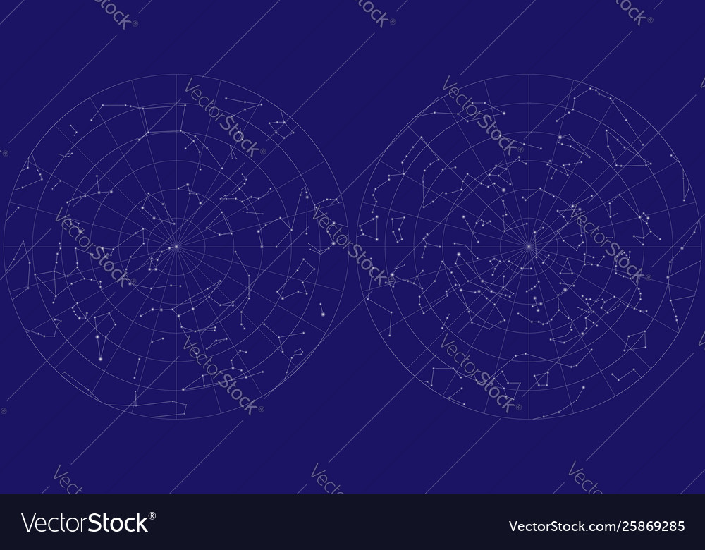 Skymap Royalty Free Vector Image - VectorStock