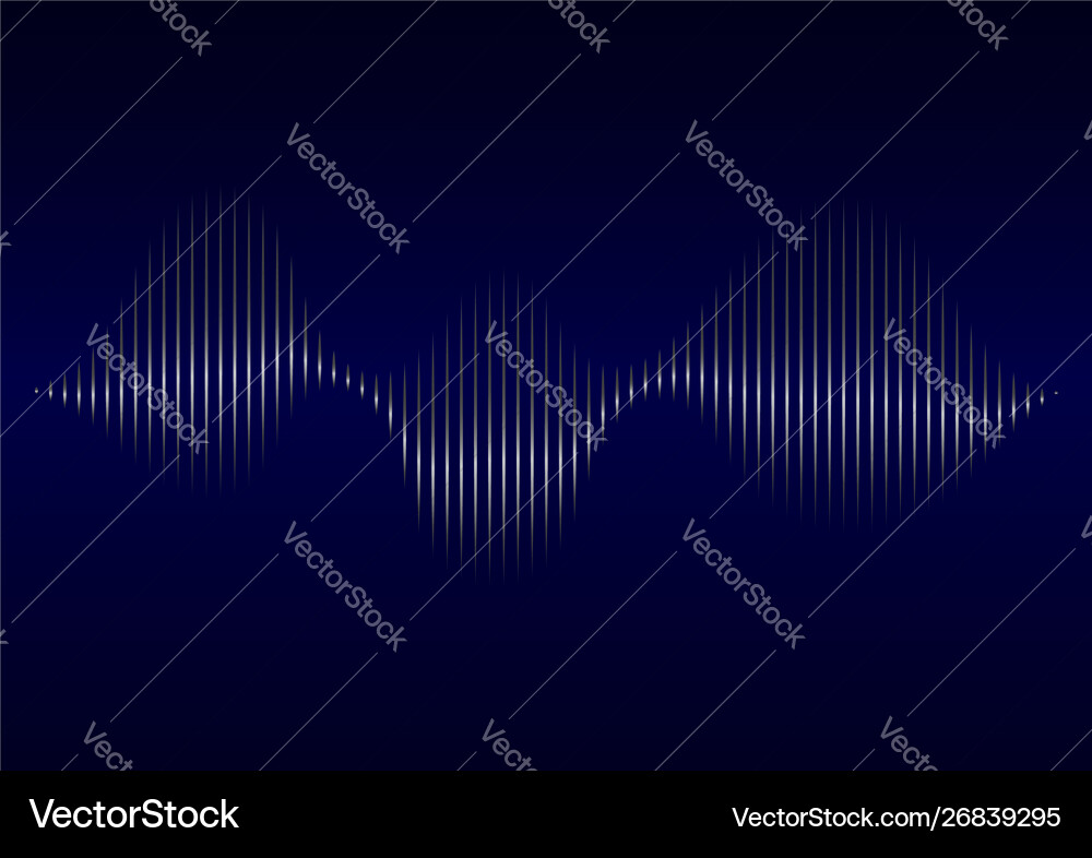 Abstract sound wave musicradio background Vector Image