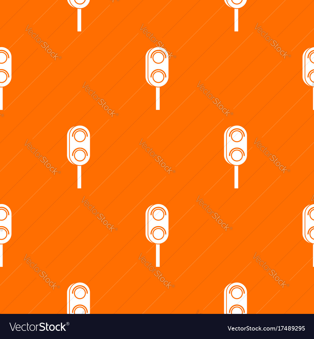 Semaphore Trafficlight Pattern Seamless Royalty Free Vector