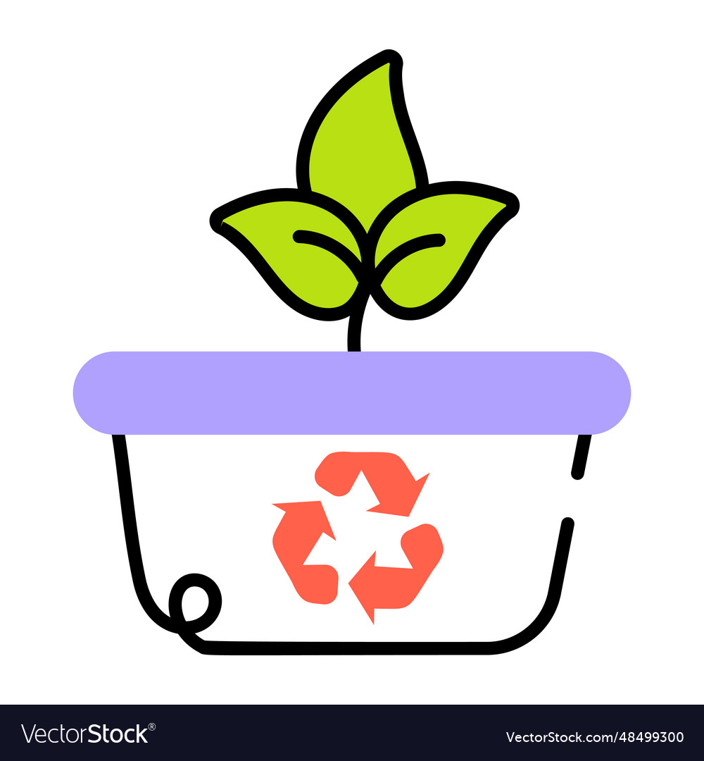 Biodegradation Royalty Free Vector Image - VectorStock