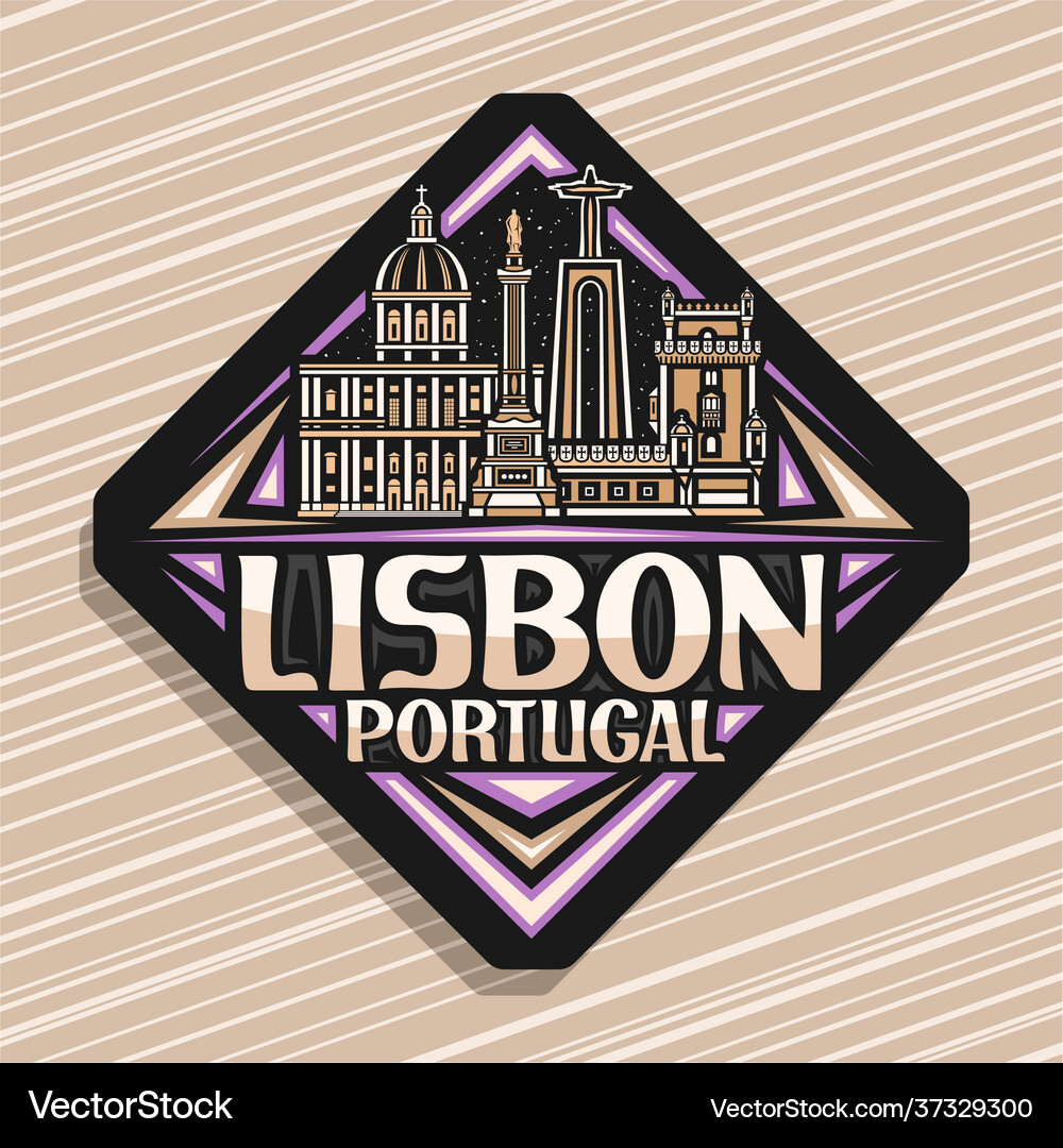 Logo for lisbon Royalty Free Vector Image - VectorStock