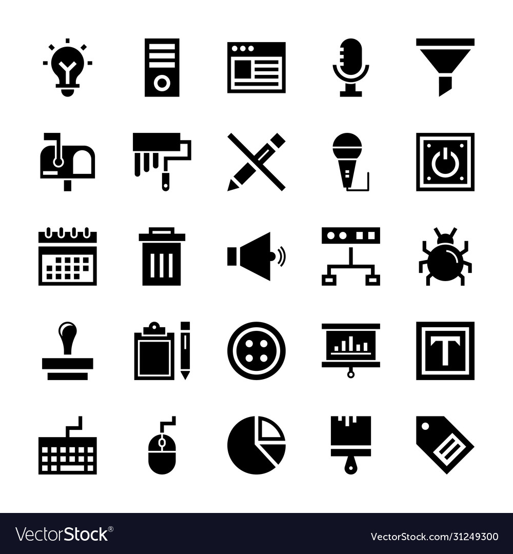 Responsive user interface Royalty Free Vector Image