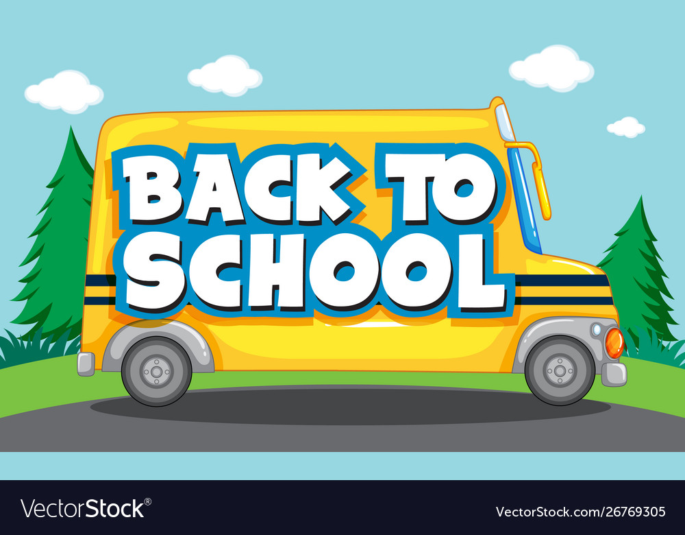 Vector School Bus Template