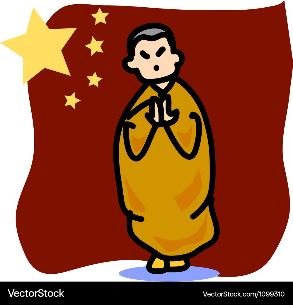 Asia people chinese man Royalty Free Vector Image