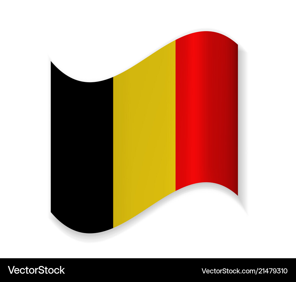 Flag of belgium Royalty Free Vector Image - VectorStock