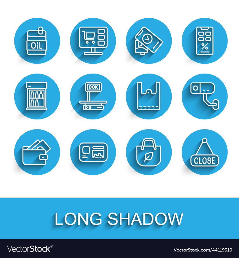 Set line wallet with money identification badge Vector Image Set line wallet with money identification badge Vector Image