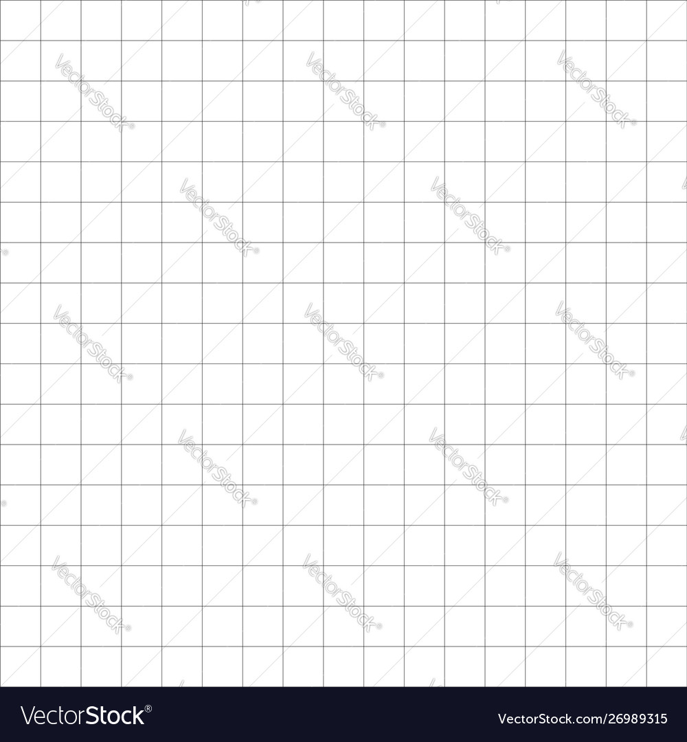 Graph drafting paper regular square lines grid Vector Image