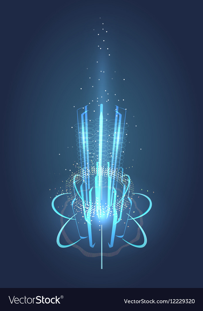 Abstract geometric technology design element Vector Image