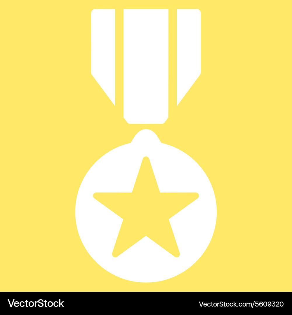 Army award icon from competition success bicolor Vector Image