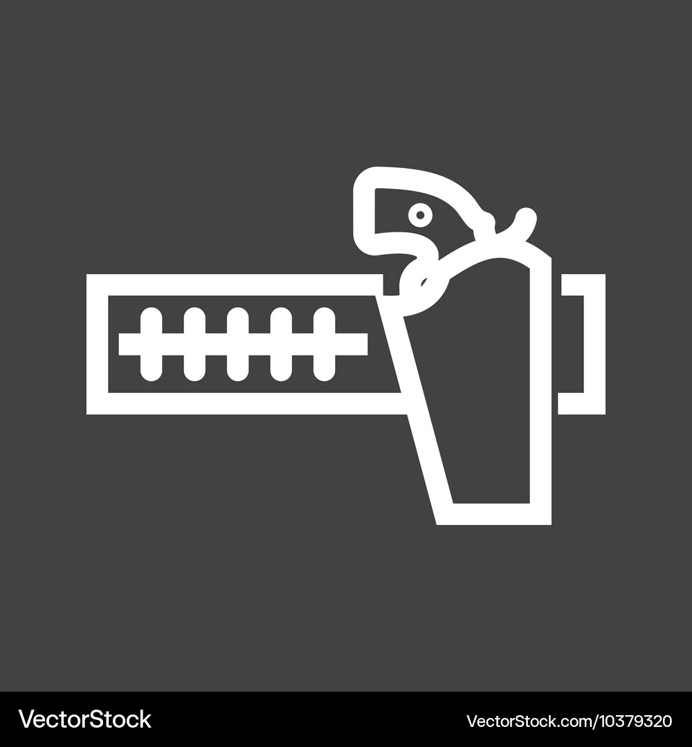 Gun belt Royalty Free Vector Image - VectorStock