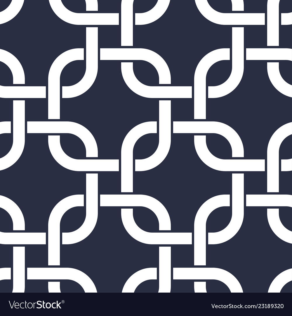 Rounded squares seamless pattern Royalty Free Vector Image