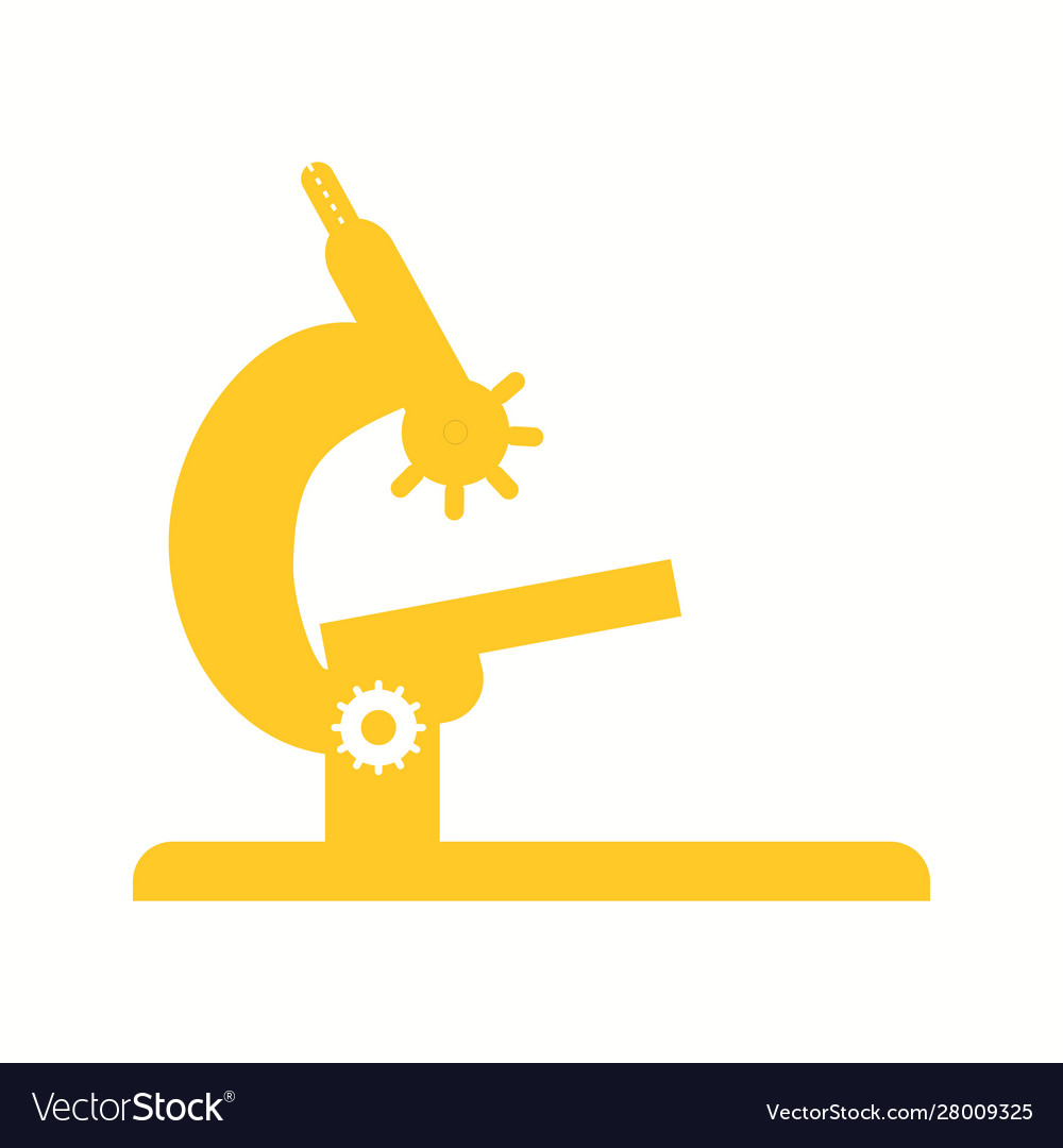 Beautiful microscope glyph icon Royalty Free Vector Image Beautiful microscope glyph icon Royalty Free Vector Image
