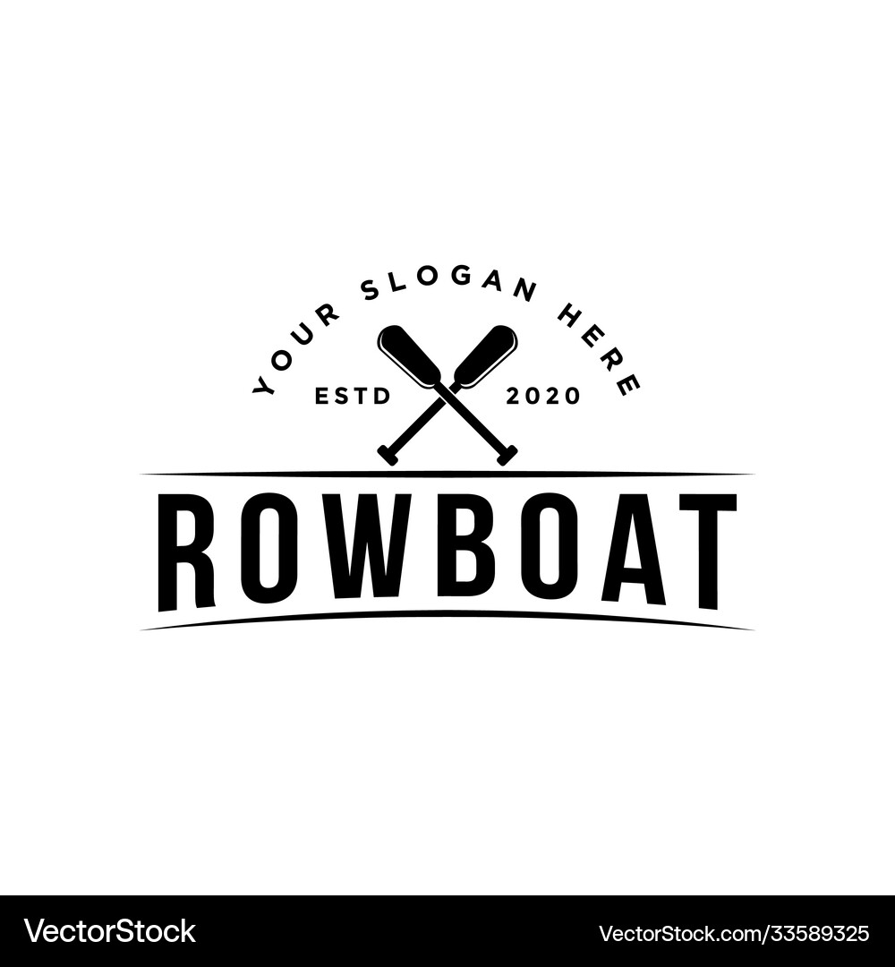 Row Boat Logo Rowboat