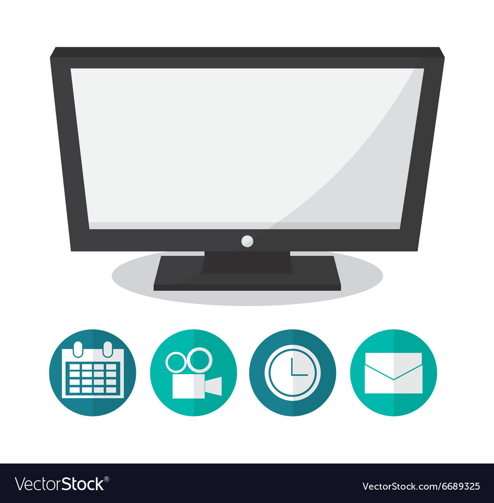 Social media and technology design Royalty Free Vector Image