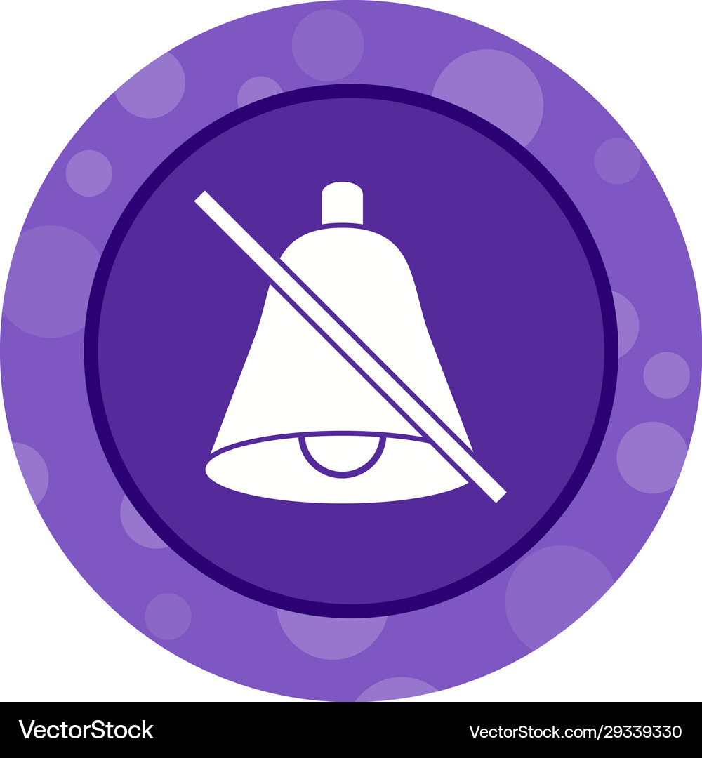 Beautiful no sound glyph icon Royalty Free Vector Image