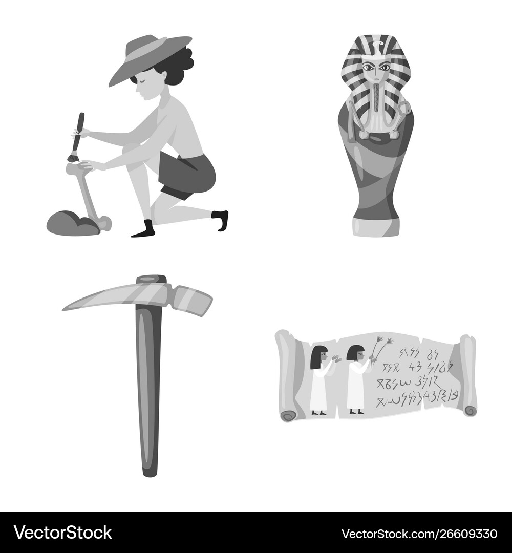 Isolated object story and discovery sign set Vector Image